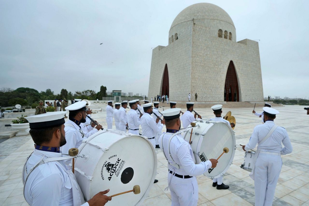 Pakistan's caretaker premier is to be sworn in as people celebrate ...