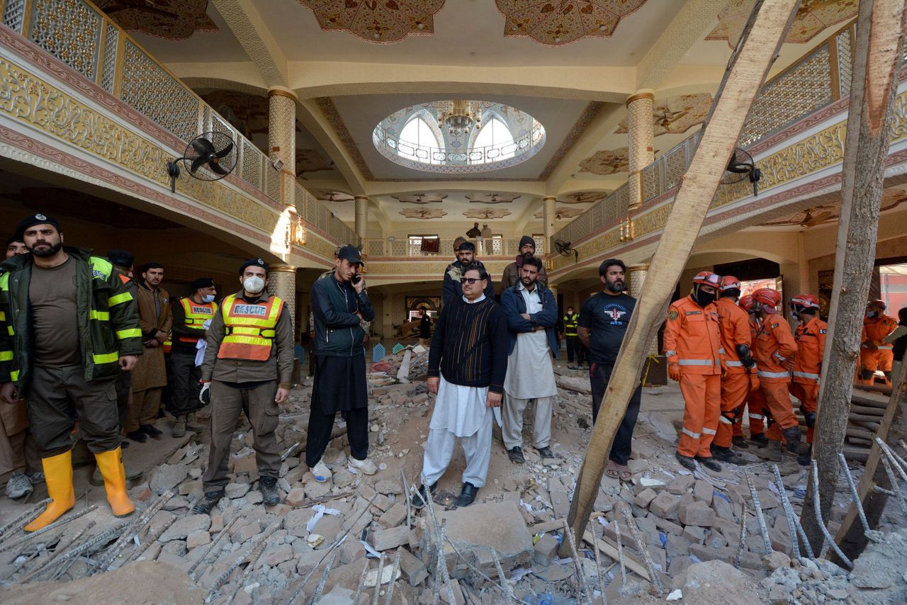 Death toll from Pakistan mosque suicide bombing rises to 83