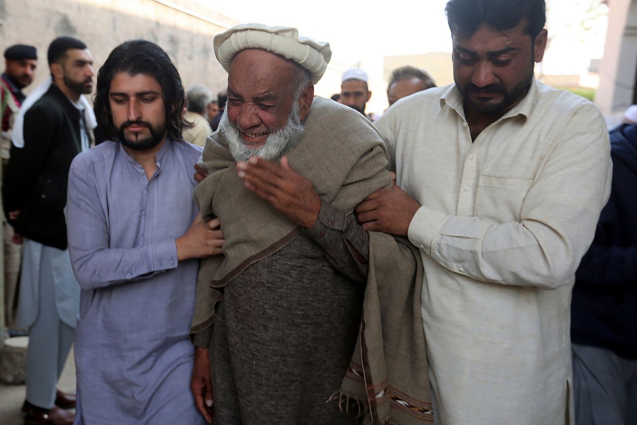 Death toll from Pakistan mosque suicide bombing rises to 83