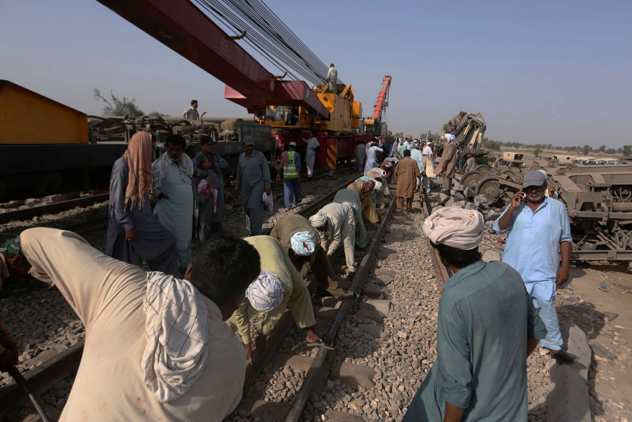 Official: Death toll rises to 63 in Pakistan train collision
