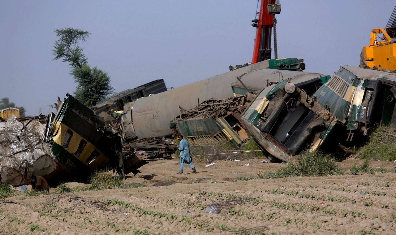 Official: Death toll rises to 63 in Pakistan train collision