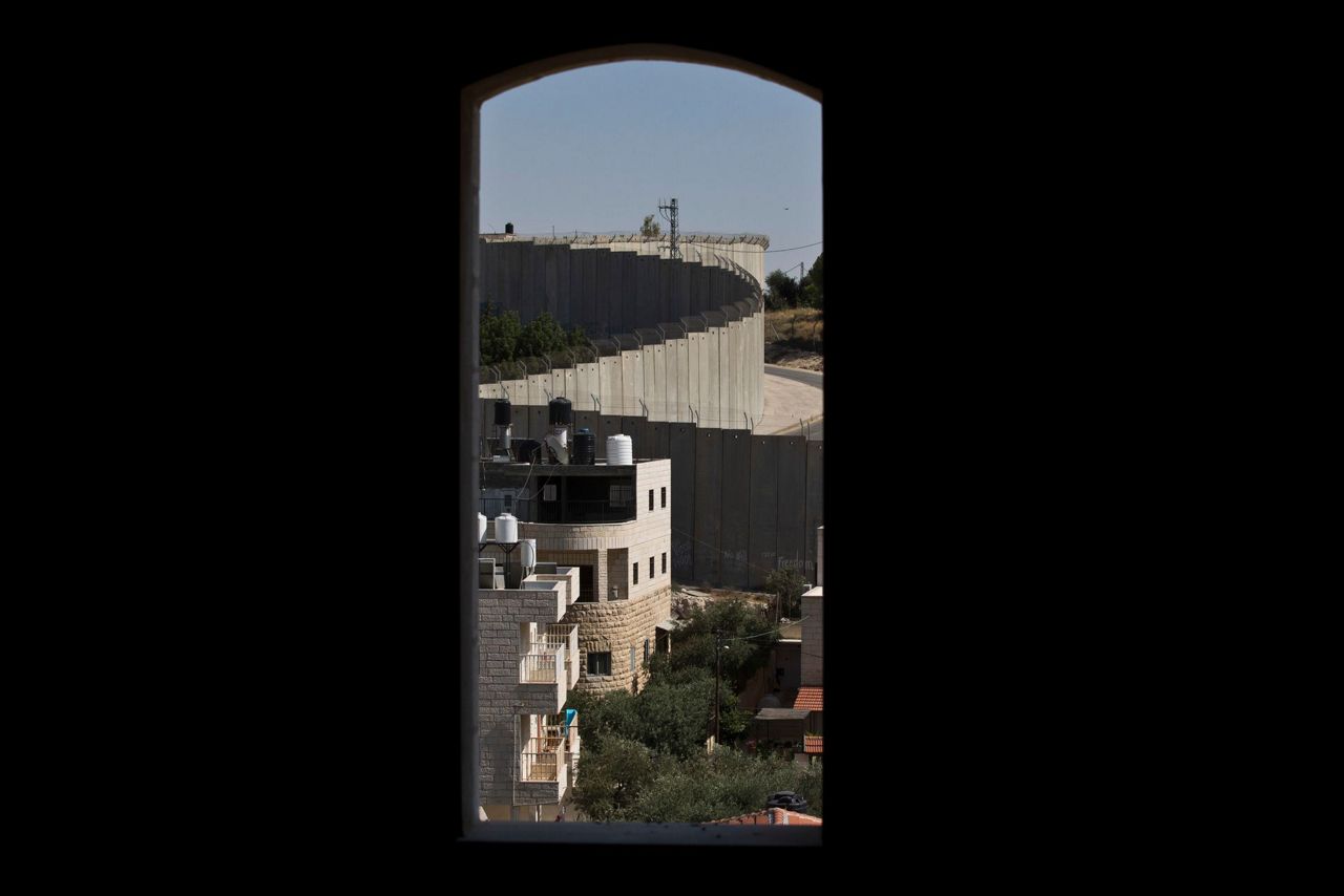 AP PHOTOS: Unfinished Palestinian parliament a grim symbol