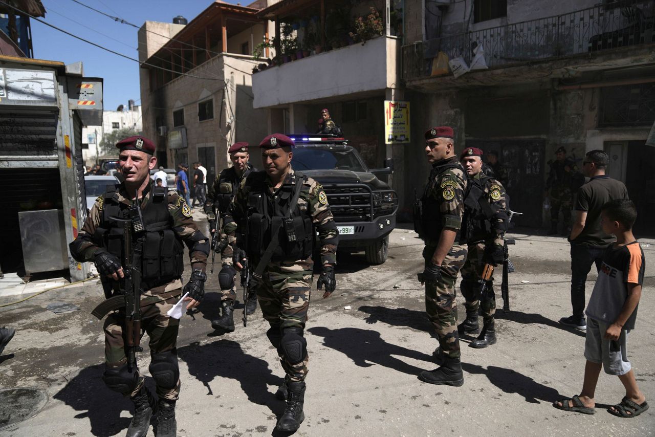 Palestinian president visits Jenin refugee camp after devastating ...