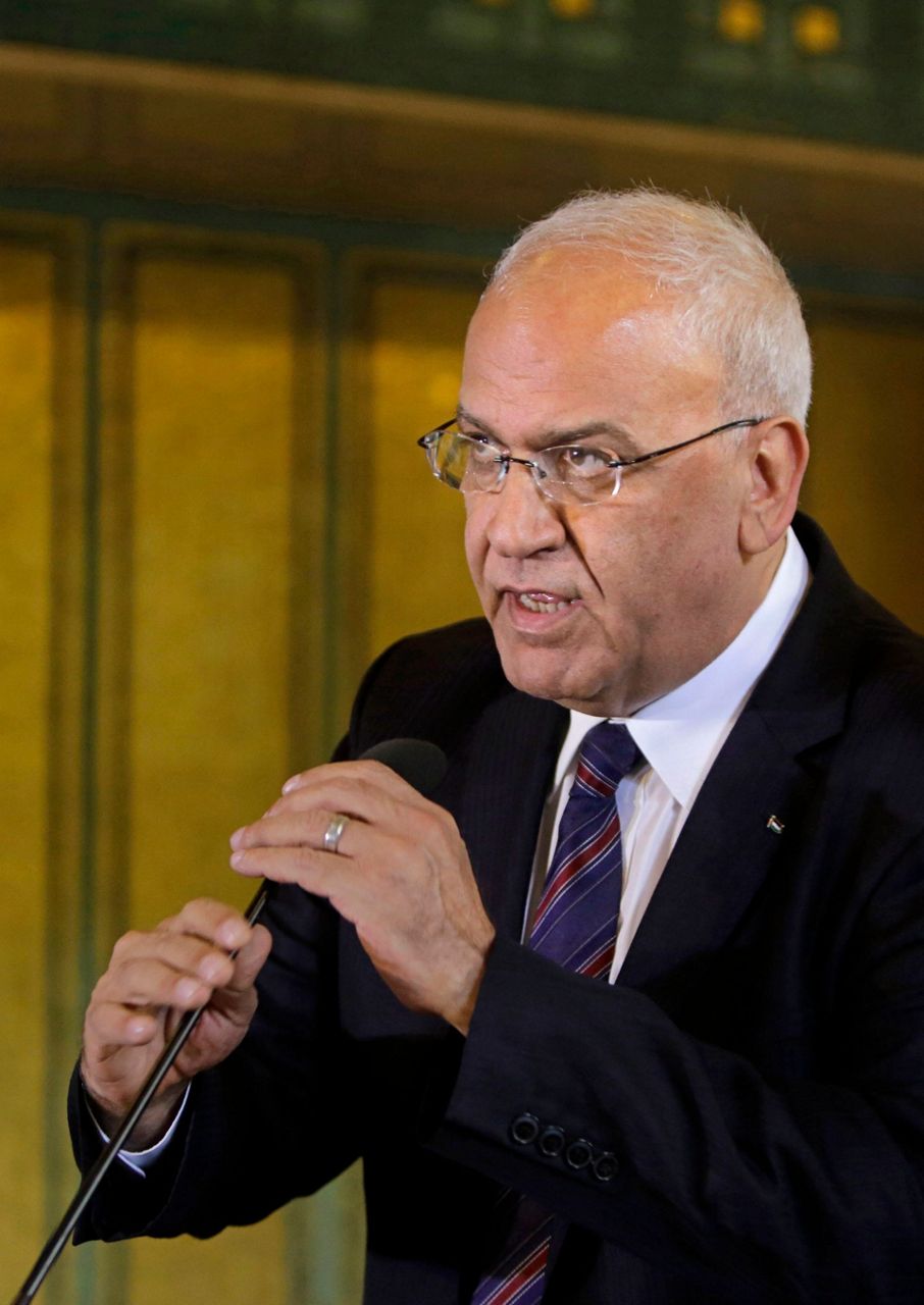 Erekat, longtime spokesman for the Palestinians, dies at 65