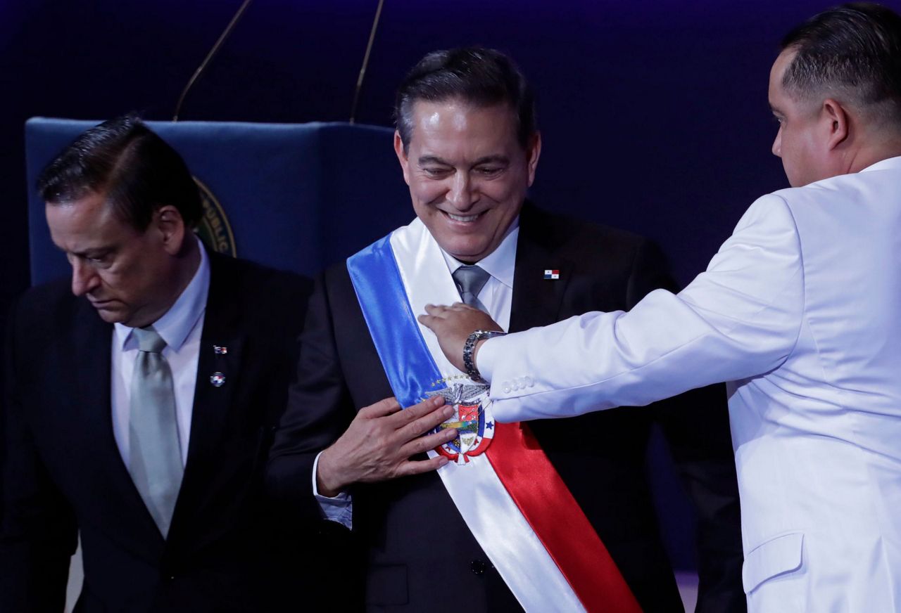 Panama swears in Laurentino Cortizo as president