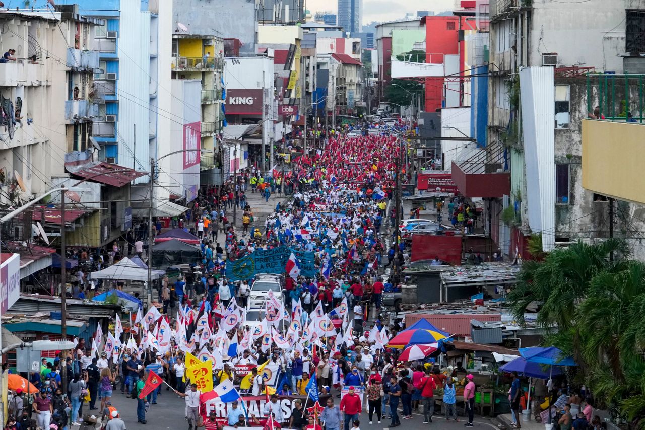 Panamanians angry over inflation press on with protests
