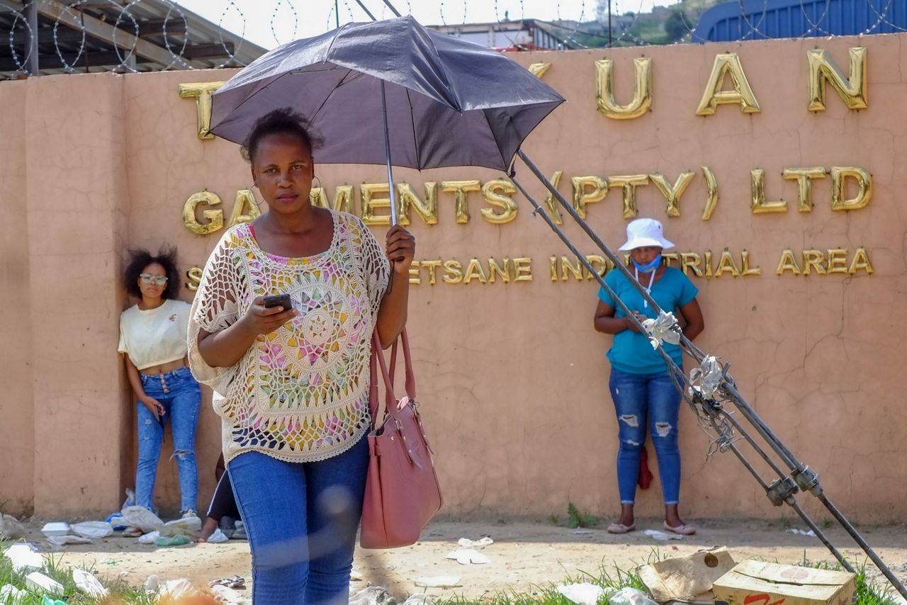 Women of Lesotho's garment industry lose jobs, hope in COVID