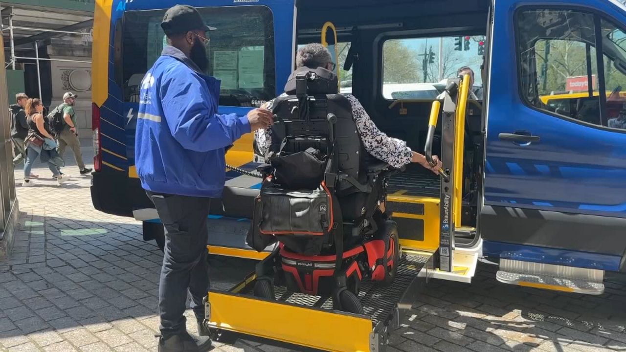MTA rolls out electric paratransit buses