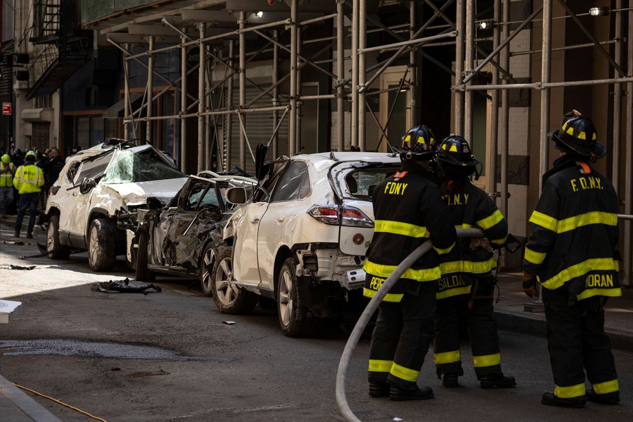 Search continues for victim in collapsed NYC parking garage