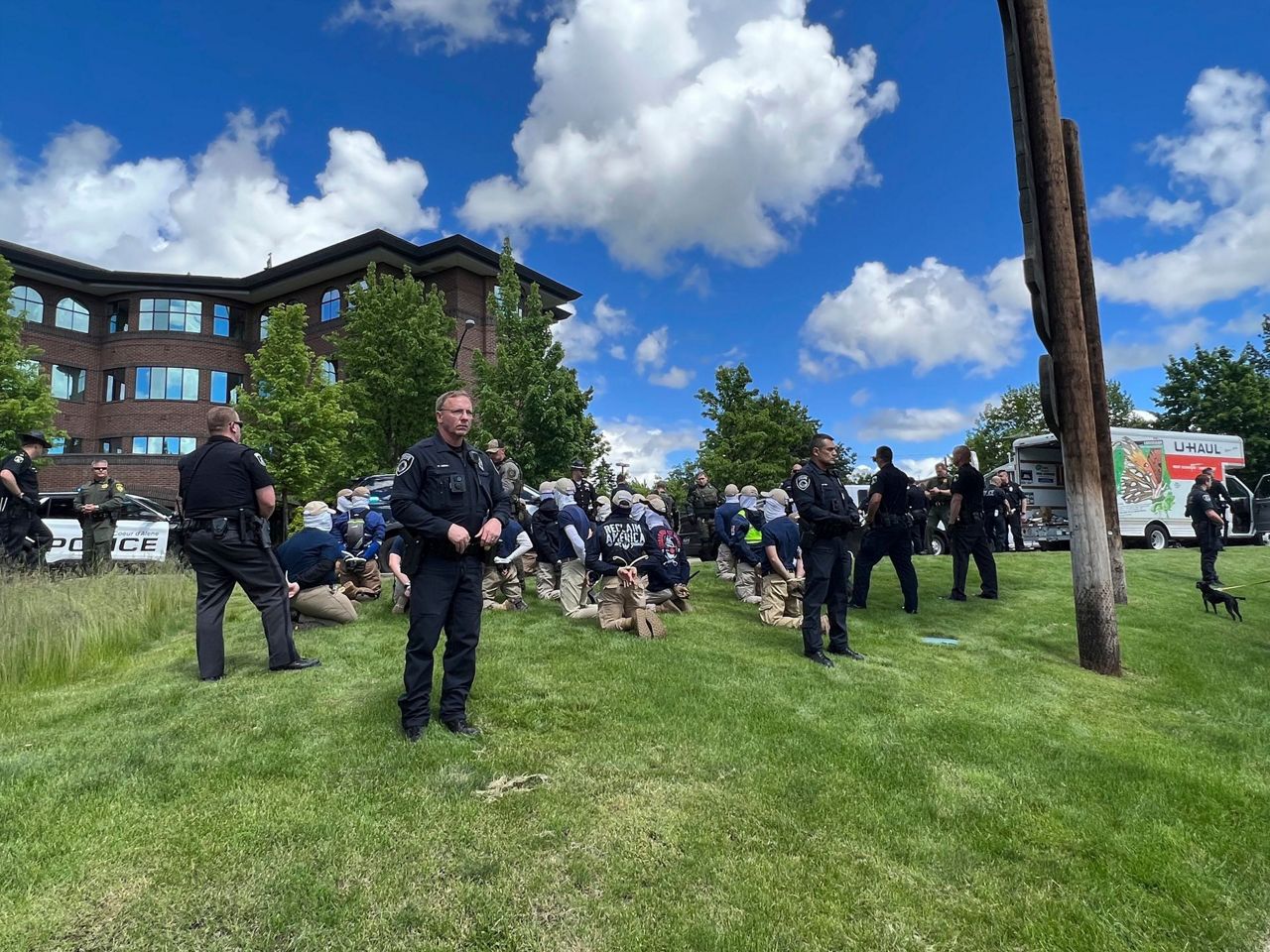 Patriot Front leader among those arrested near Idaho Pride