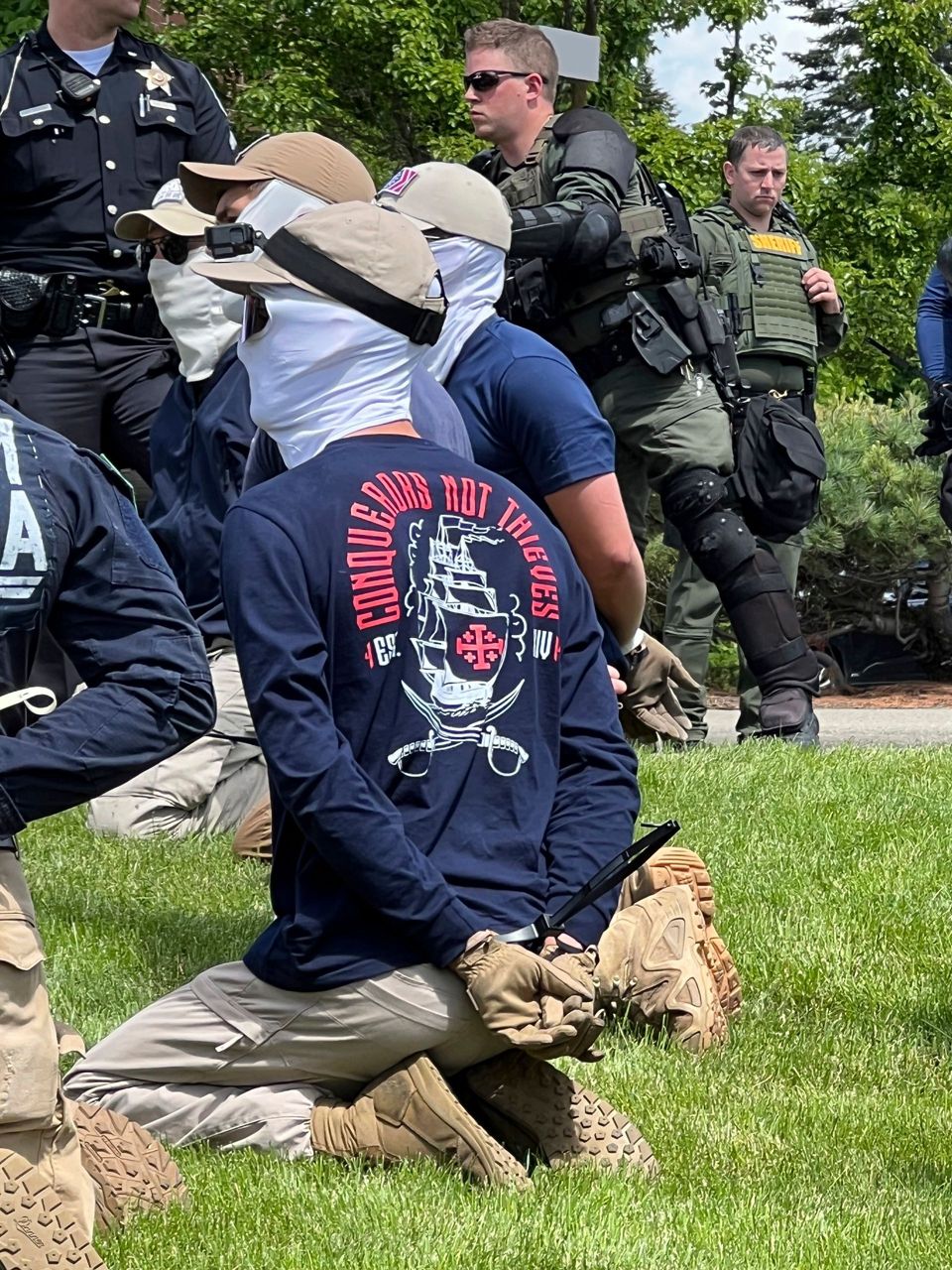 Patriot Front leader among those arrested near Idaho Pride