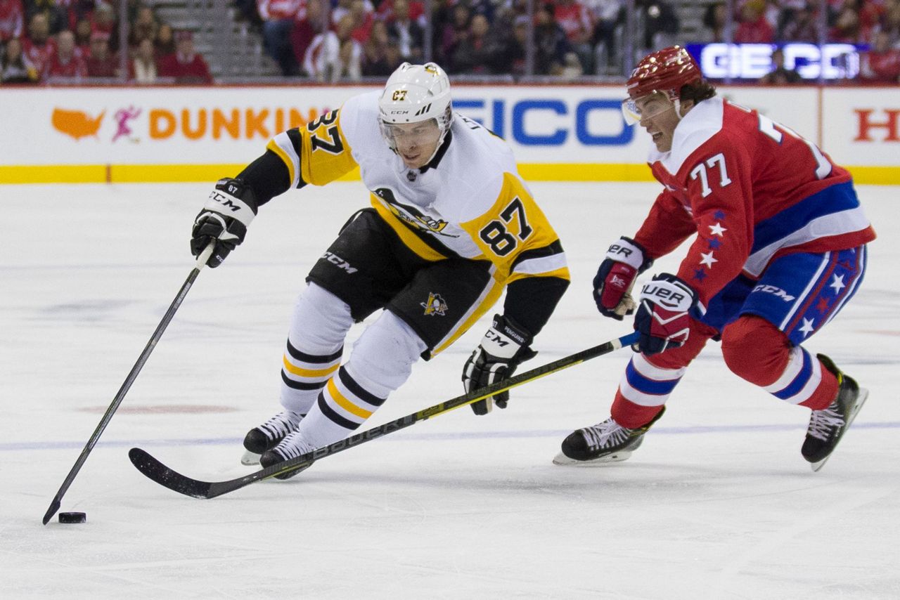 Penguins end Capitals' five-game win streak with 2-1 victory