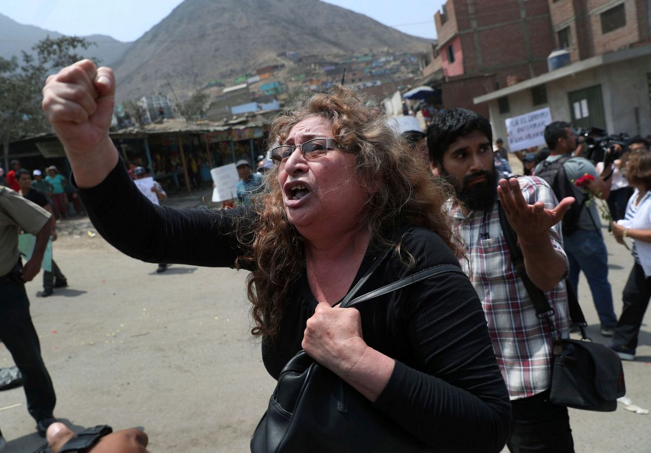 Peru demolishes mausoleum holding dead Shining Path rebels