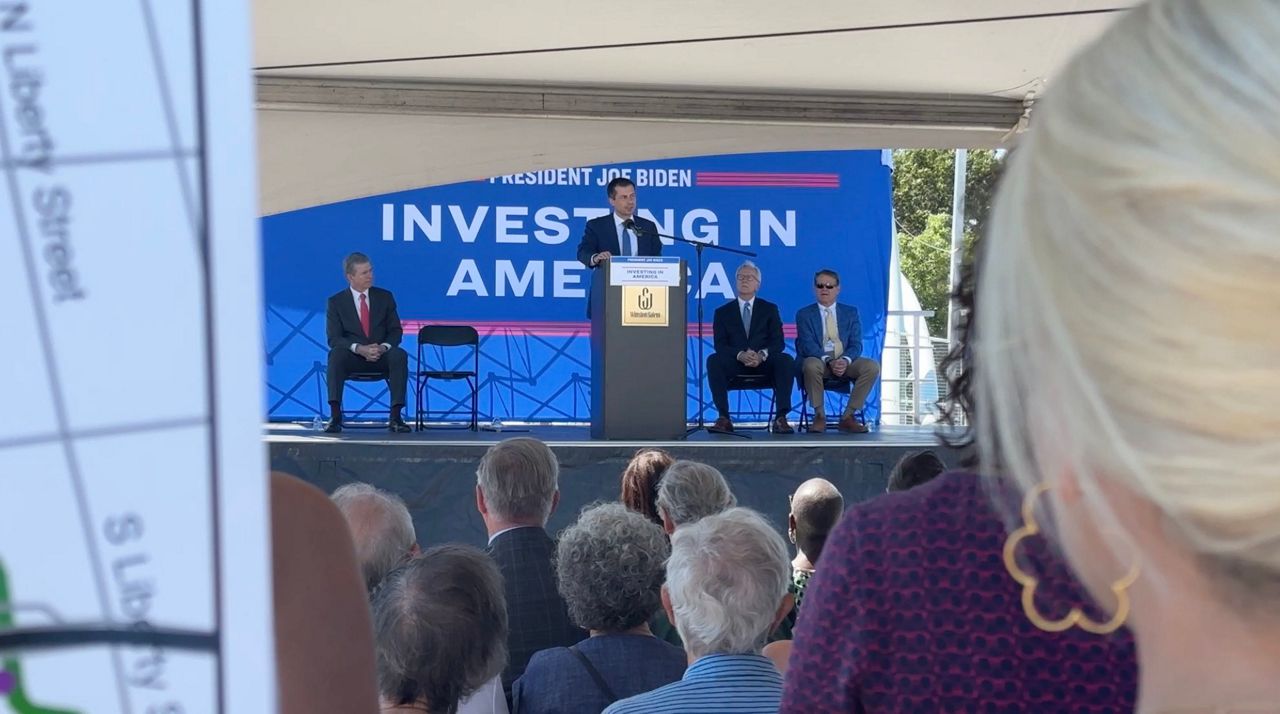 Buttigieg travels the country touting infrastructure law