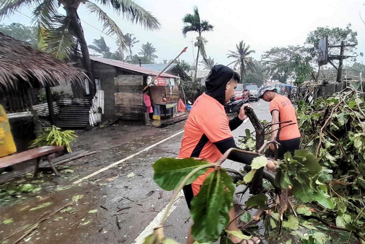 Typhoon Doksuri leaves at least 2 dead and displaces thousands in the ...