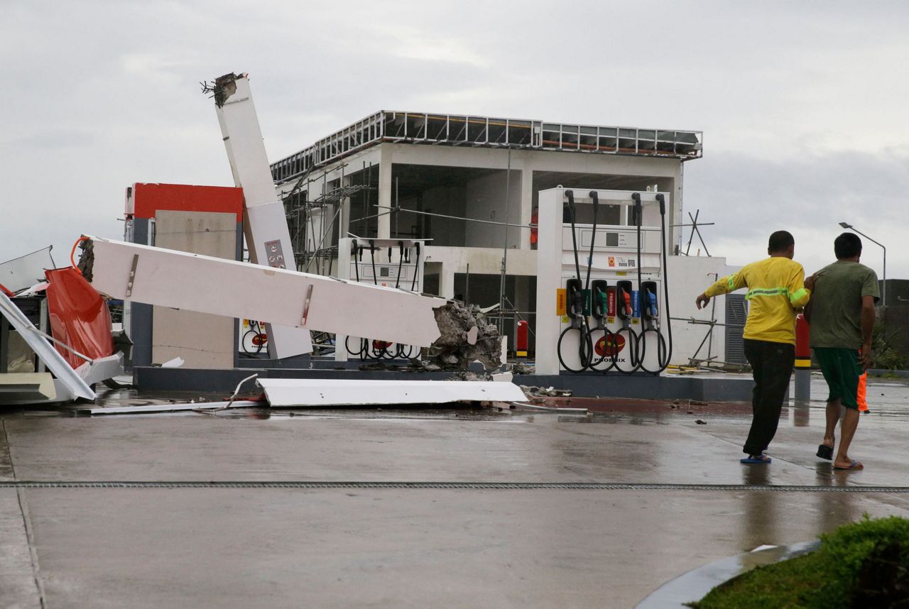 The Latest: Typhoon makes landfall in China's Guangdong