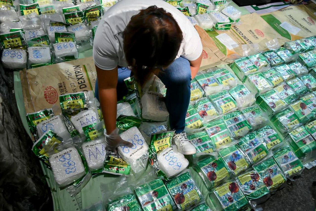 Philippine authorities seize largest drug haul this year