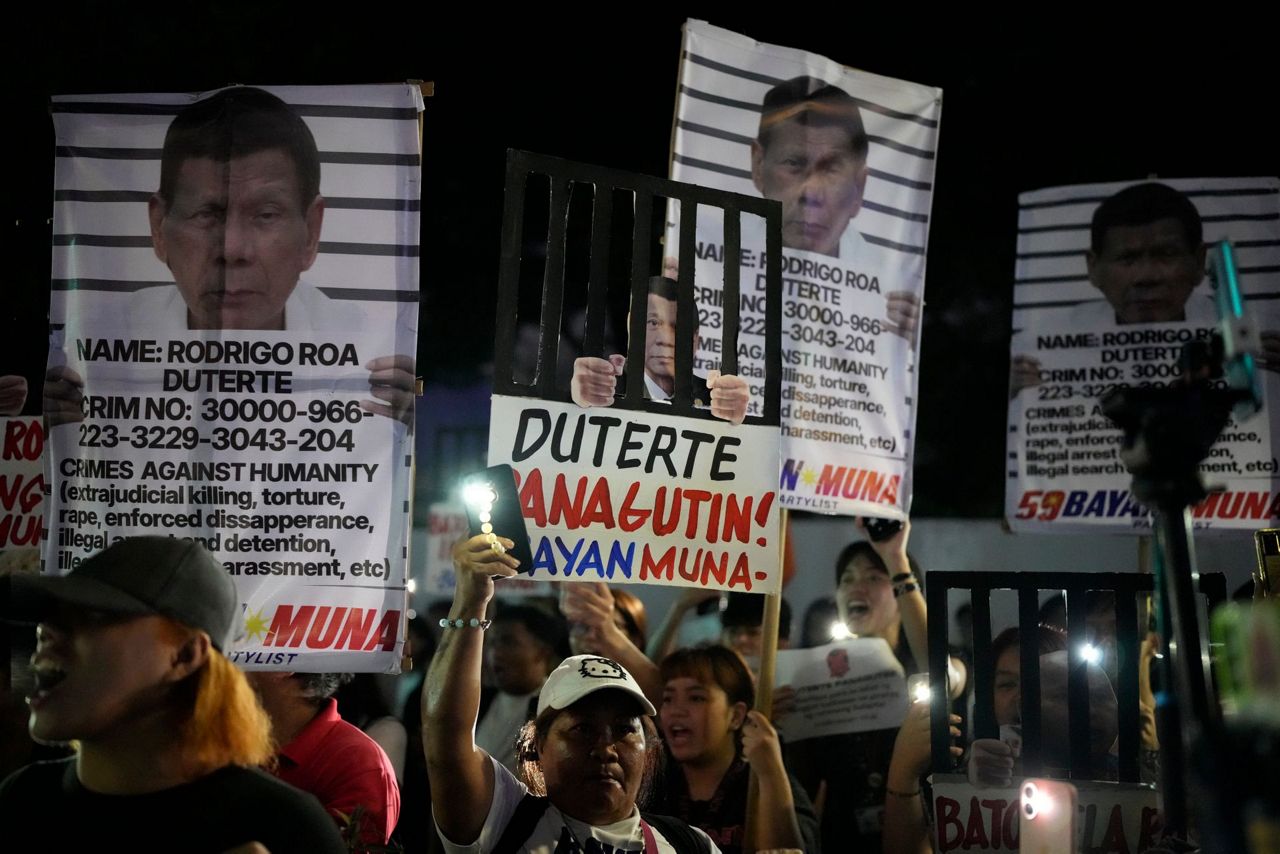 Philippine ex-President Duterte set to appear in Hague courtroom to face 'war on drugs' charges