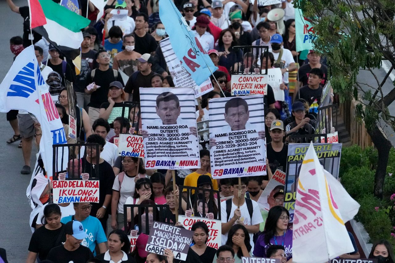 Philippine ex-President Duterte set to appear in Hague courtroom to ...