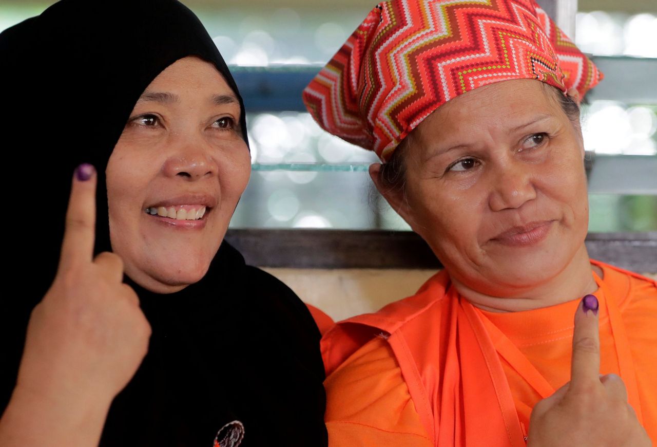 Millions vote in Philippine elections crucial to Duterte