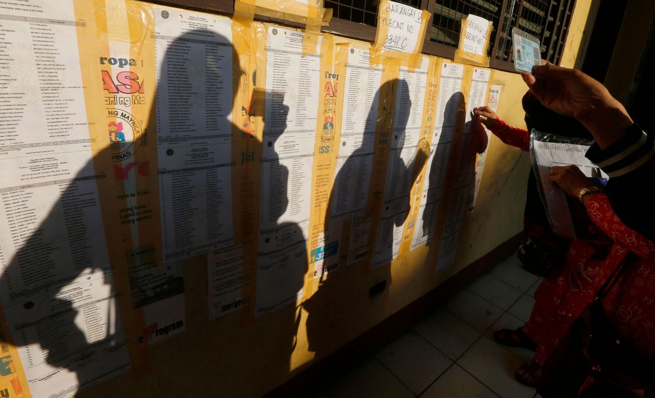 Millions vote in Philippine elections crucial to Duterte