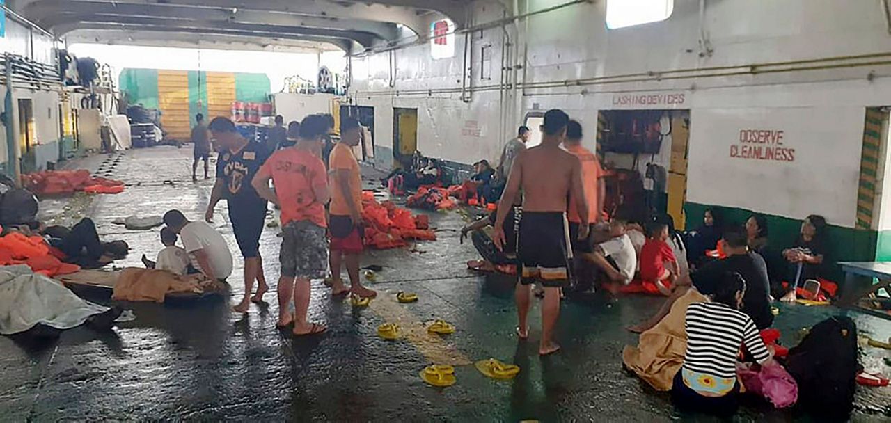 Philippine ferry fire kills 2, more than 100 people rescued