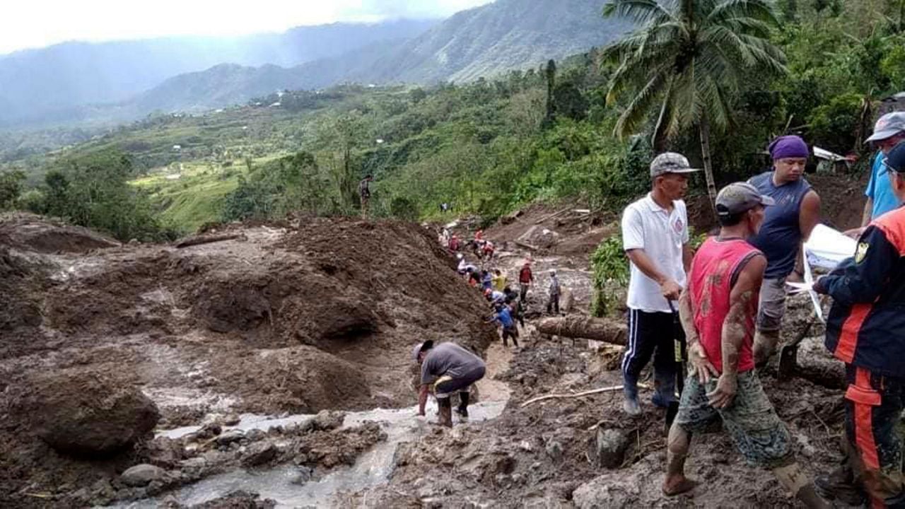 4 survivors, 3 dead, several missing in Philippine landslide