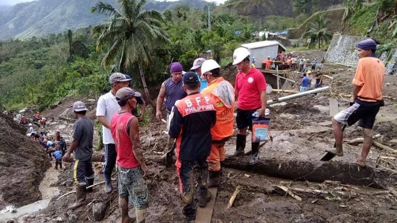4 survivors, 3 dead, several missing in Philippine landslide