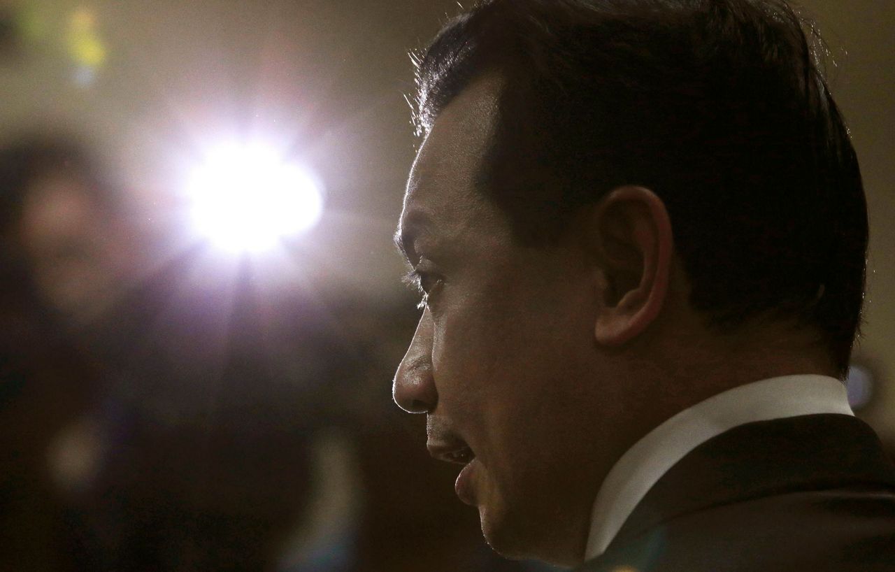 Philippine president vents anger toward fierce critic on TV