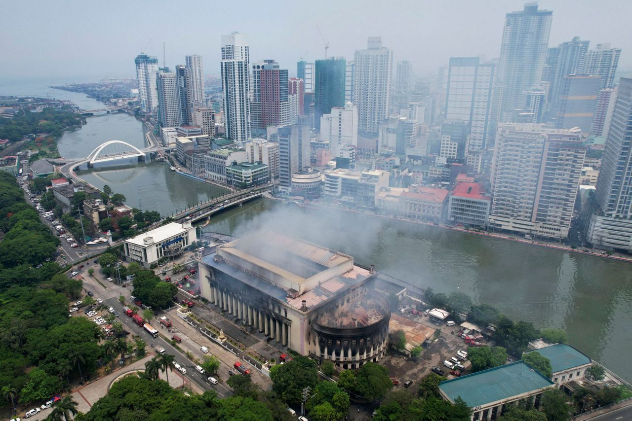 Fire destroys main post office in Philippine capital, a nearly 100-year ...