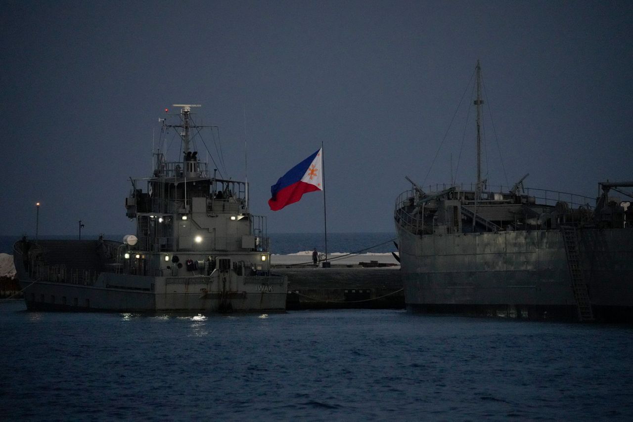 Chinese Ship Blocks Philippine Vessel As Journalists Watch