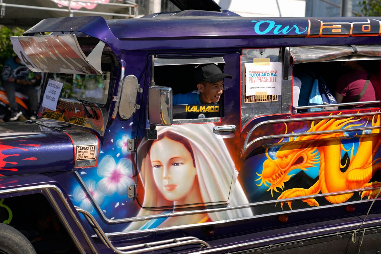 Drivers stage strike over plan vs aging Philippine jeepneys