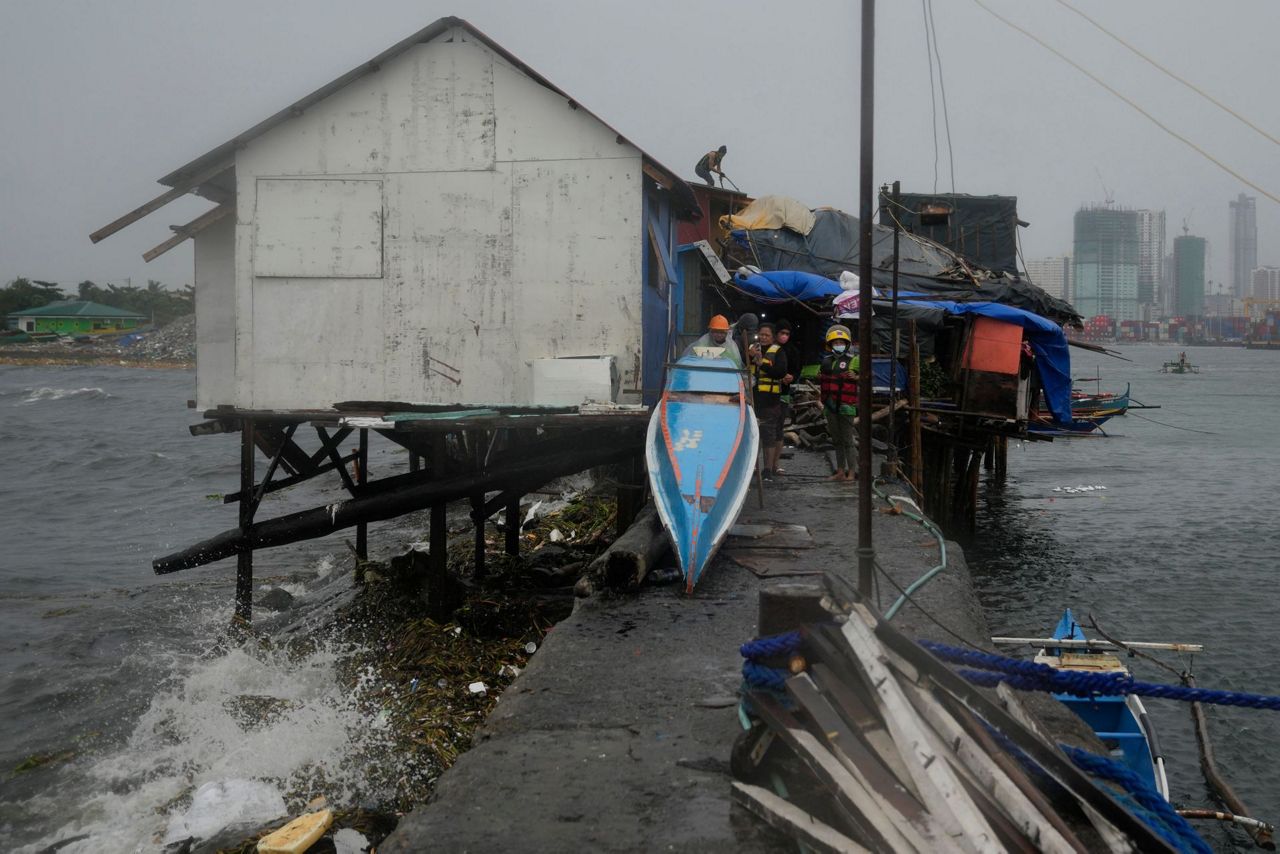 Powerful typhoon headed for north Philippines strengthens