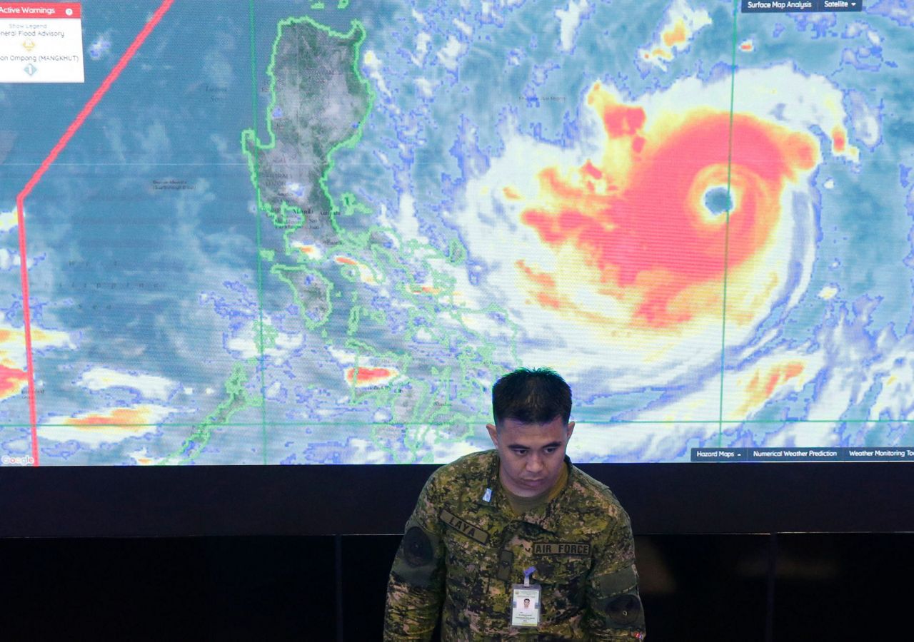 Philippines starts massive evacuations as huge typhoon nears