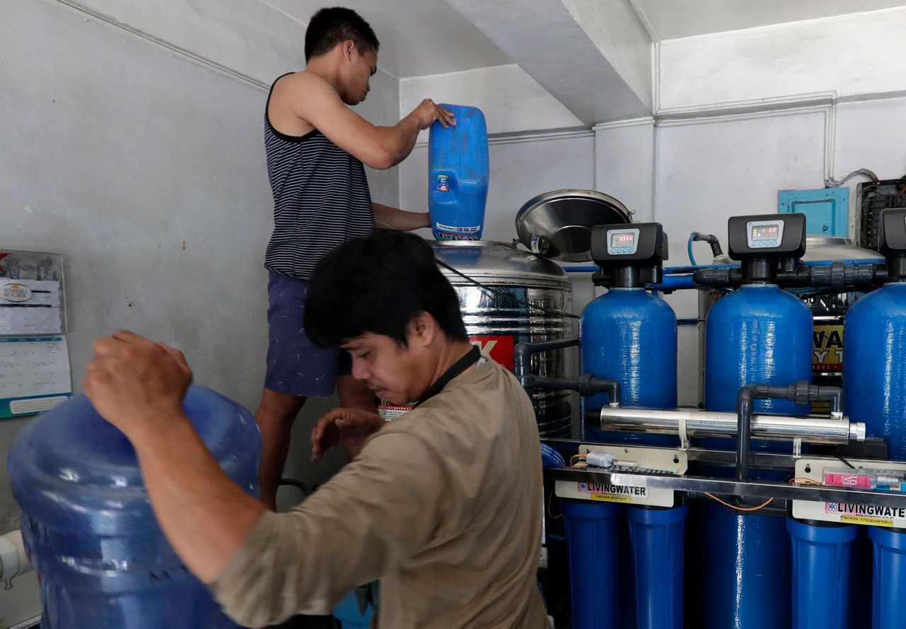Philippine water shortage affects more than 6 million people