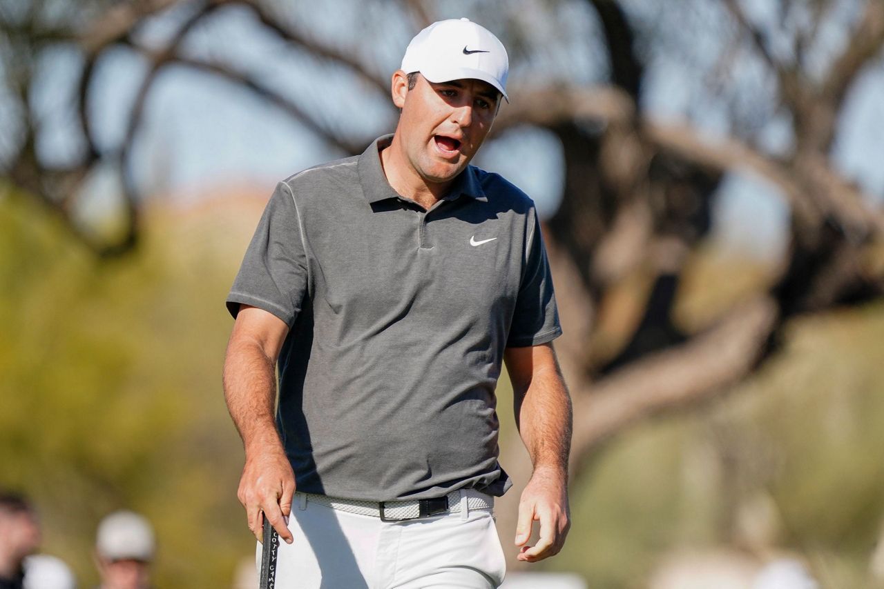 Scheffler holds WM Phoenix Open lead in bid to repeat