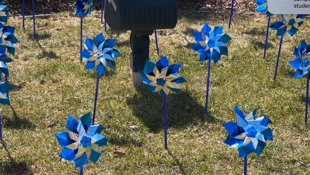 Pinwheel garden highlights Child Abuse Prevention Month