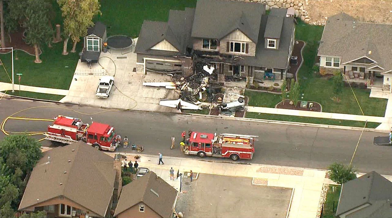 Police: Man flies plane into his home after fight with wife