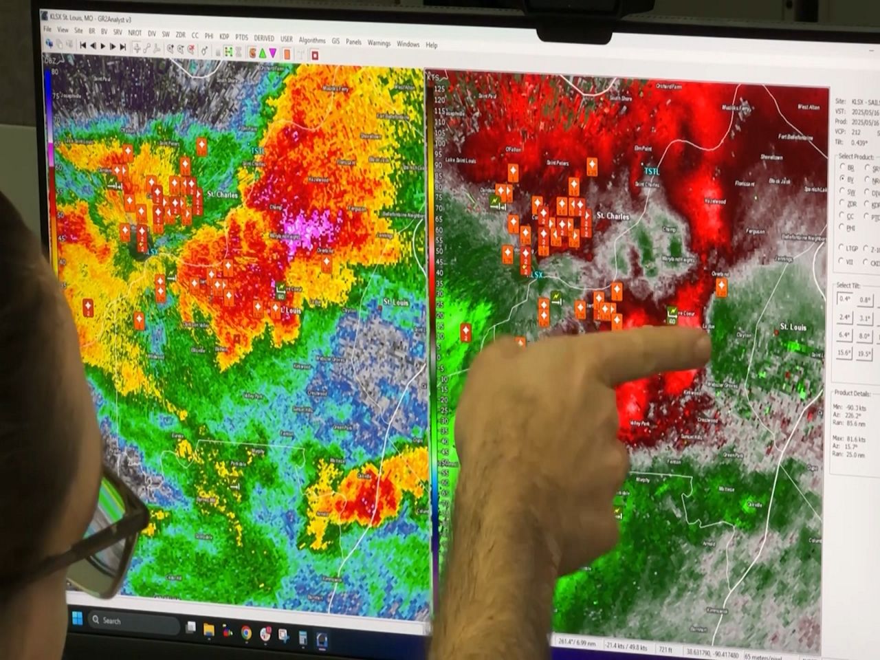 Inside the storm: May 16, 2025 St. Louis tornado