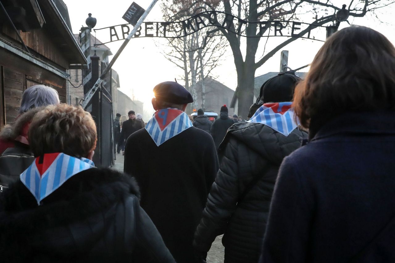 Survivors return to Auschwitz 75 years after liberation