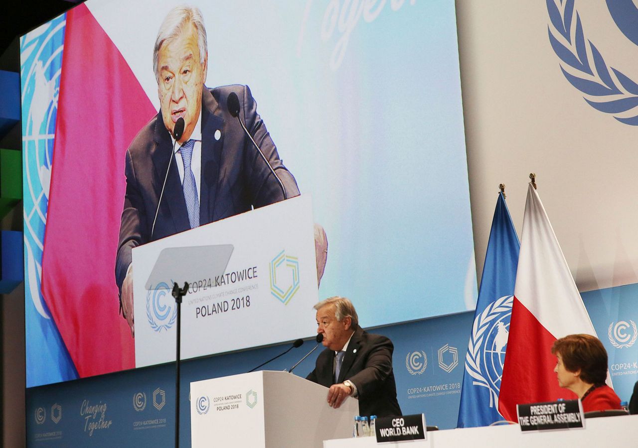 Leaders gather for key UN climate talks in Poland