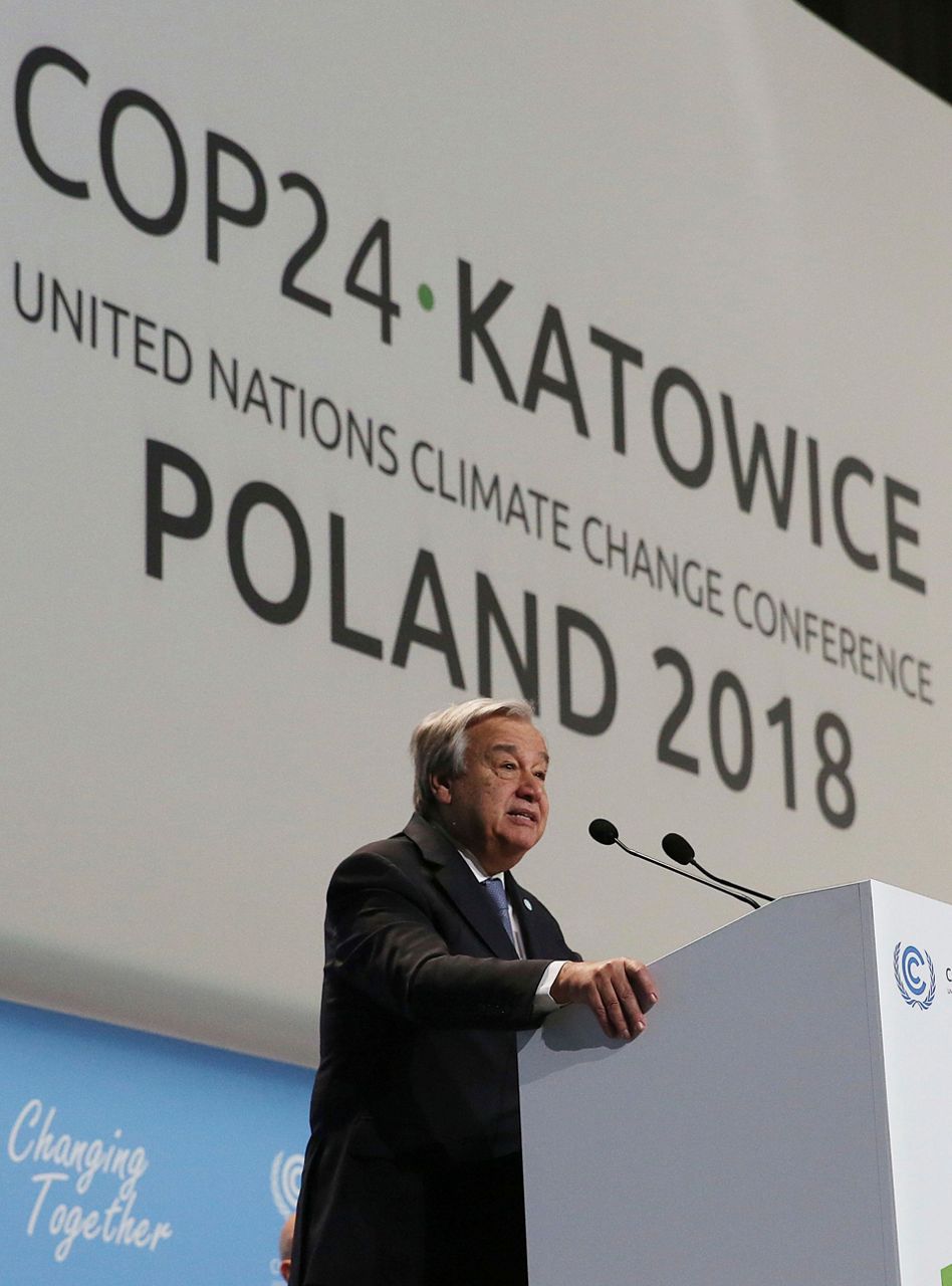 Leaders gather for key UN climate talks in Poland