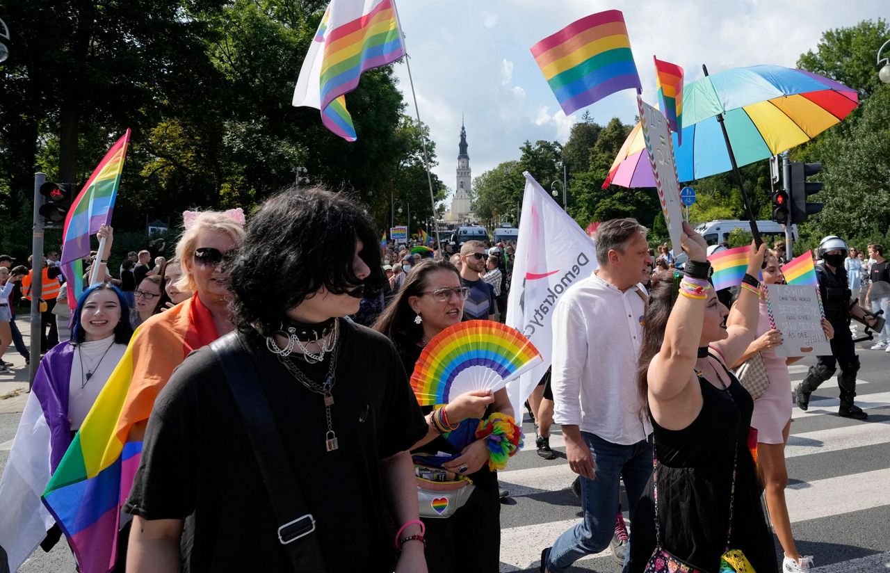 Two LGBT marches held in Poland under heavy police security