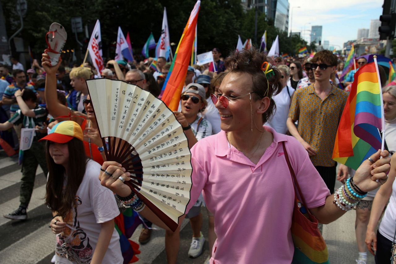 With war, Kyiv pride parade becomes a peace march in Warsaw