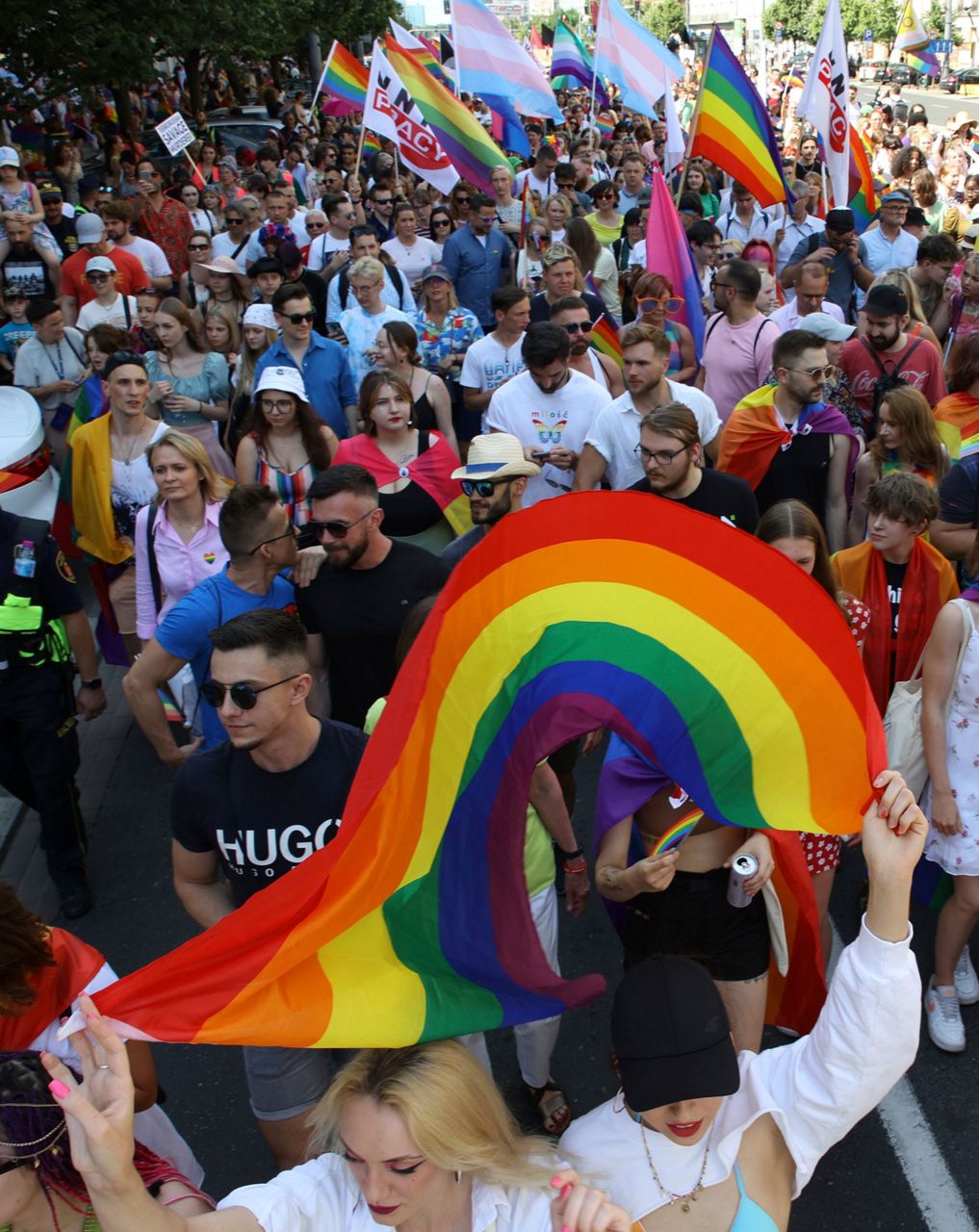 With war, Kyiv pride parade becomes a peace march in Warsaw