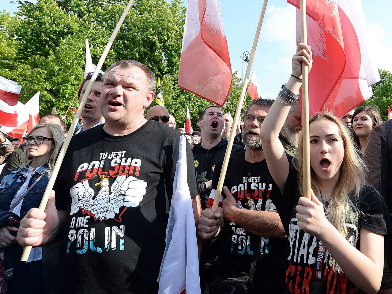 Polish nationalists protest US over Holocaust claims