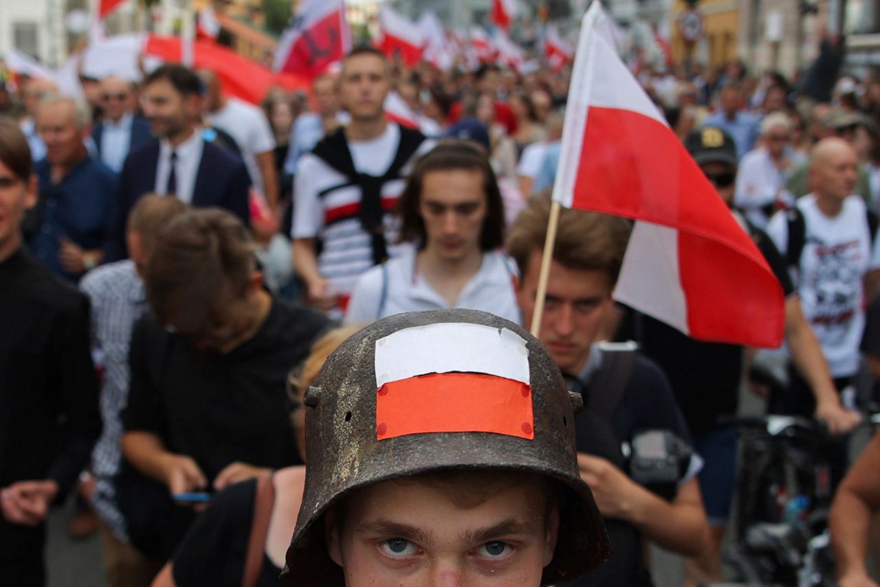 Poles mark 1944 uprising against Nazis; compare to Ukraine
