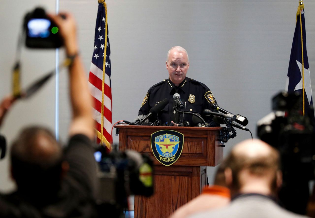 Fort Worth officer charged with murder, jailed on $200K bond