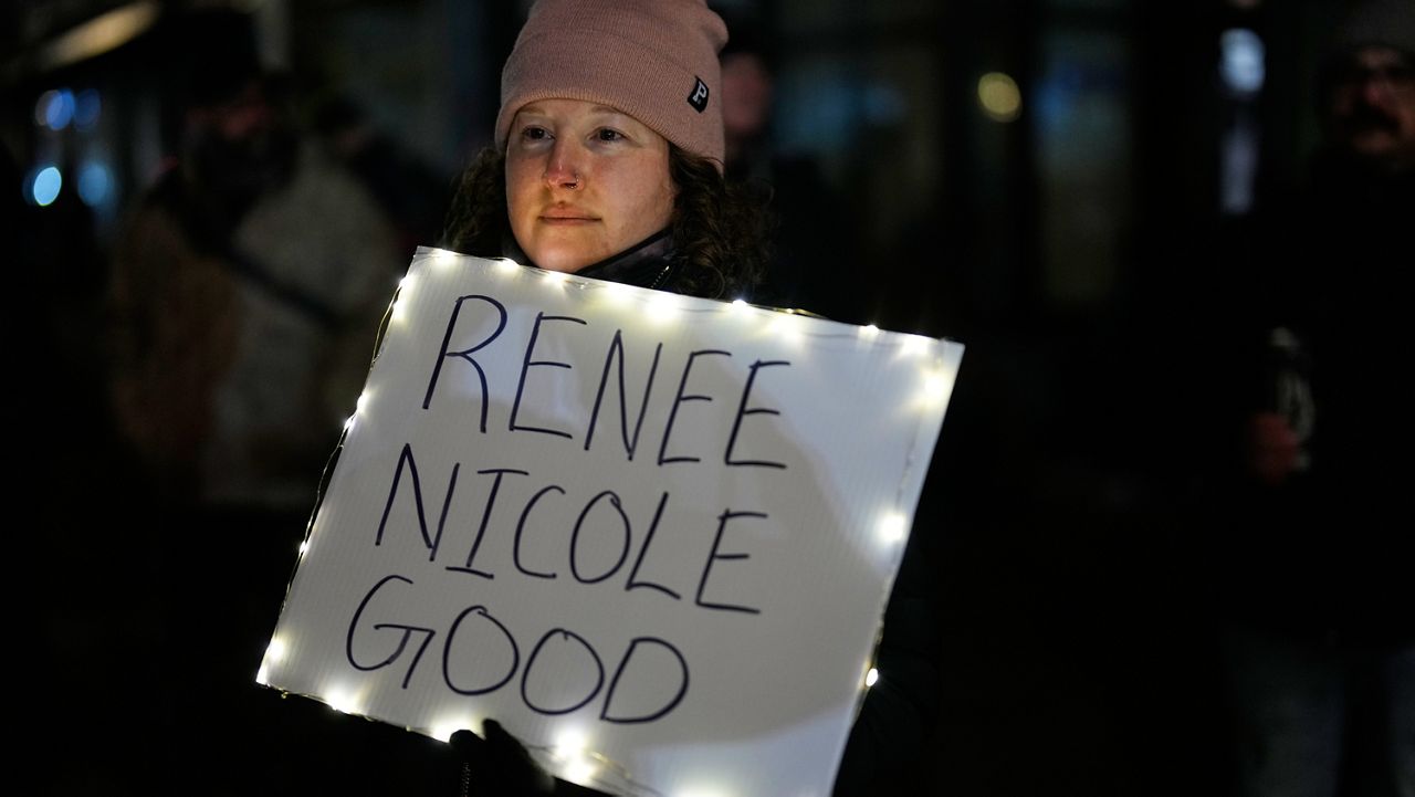 Protesters assemble after shootings in Minnesota, Oregon