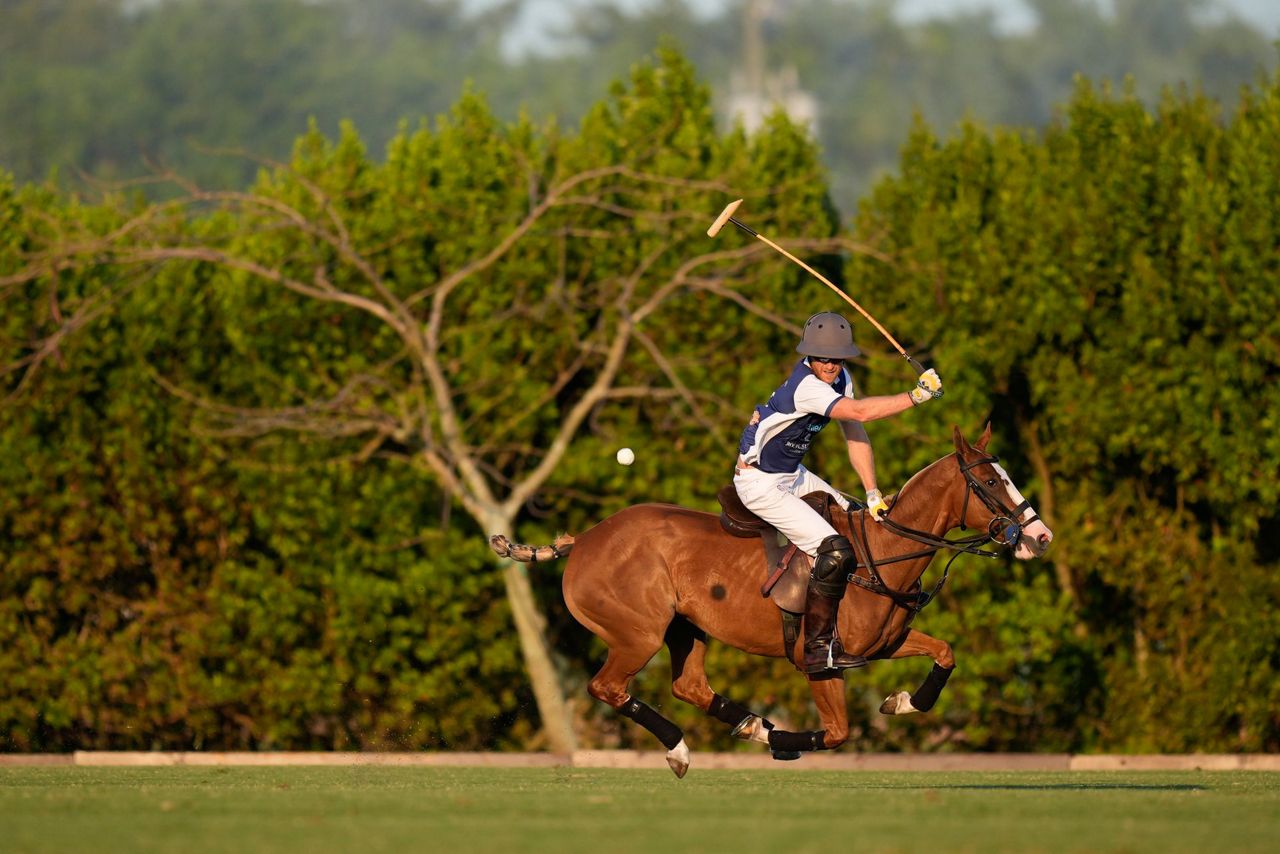 Prince Harry scores goal in charity polo match as Meghan, Netflix ...